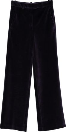 Circolo 1901 pantalon en velours à taille ceinturée - Violet