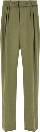 Dries Van Noten Homme, Pantalons, Vert, Taille: M Preaches Pants