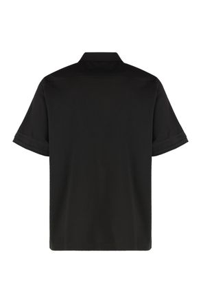 Roberto Collina Mens Cotton Polo Shirt Black T-shirts And Polos