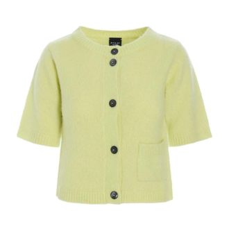 Bitte Kai Rand Strickjacke - - Knitwear - Damen - Gelb - XL