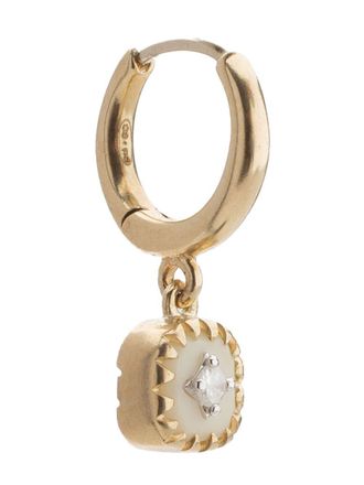 Pascale Monvoisin 9kt Pierrot Goldohrring mit Diamanten