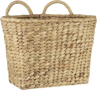 Ib Laursen Wandkorb aus Wasserhyazinte mit 2 Henkeln 30998-67 Magazinkorb Korb IB LAURSEN H36,5 x 26 x 24 cm