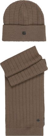 Joop Set: Schal und Mütze Feranto