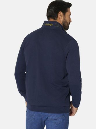 Jan Vanderstorm Sweatjacke PEDKA mit sportlichem Stehkragen