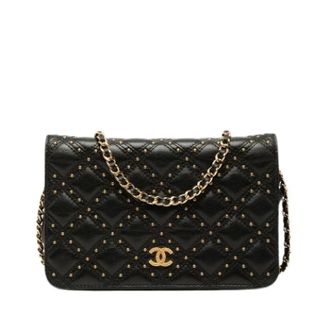 Chanel Pre-owned Quilted Lambskin Crossbody Bag - - Pre-owned - Damen - Schwarzk - ONE SIZE