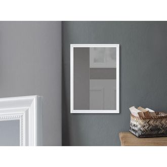 Mirrors and More Mirrors And More - Wandspiegel frieda rechteckig mit Dekor Rahmen in Weiß 50x70cm