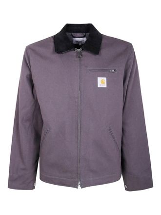 Carhartt Work in Progress veste cirée à col en velours côtelé - Noir