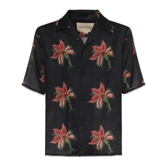 Valentino Garavani Kurzarmhemden - - Shirts - Herren - Schwarzk - XL