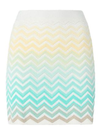 Missoni Mini Jupe - Bleu