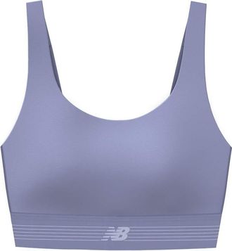 New Balance AC - Brassi&egrave;re de sport - Violet fum&eacute; fonc&eacute;