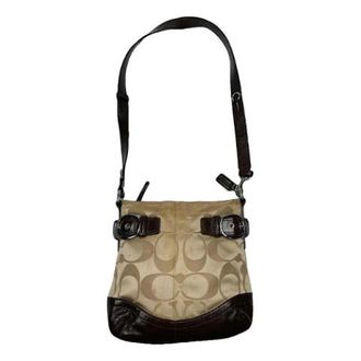 Coach Pre-owned Canvas Schultertasche - - Pre-owned - Damen - Beige - ONE SIZE