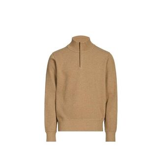 GANT Pull &agrave; col zipp&eacute; en coton