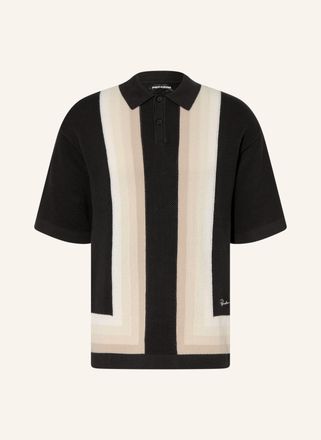 Pegador Pegador Strick-Poloshirt Tellero schwarz