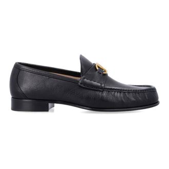 Valentino Garavani Homme, Chaussures, Noir, Taille: 43 1/2 EU Mocassins Fermés VLogo Signature