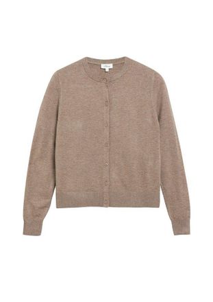 s.Oliver Strickjacke Rundhals mit Viskose