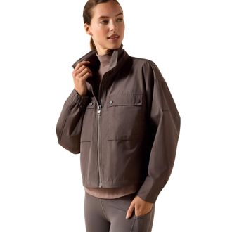 Ariat Womens Breathe X Jacket Long Sleeve in Plum Grey, Size X-Small, by Ariat