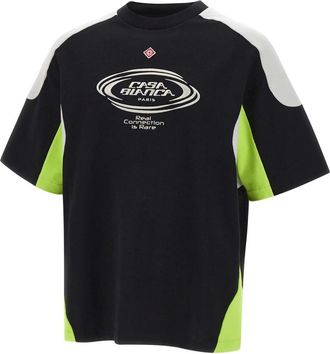 Casablanca Homme, Tops, Noir, Taille: S T-Chemises