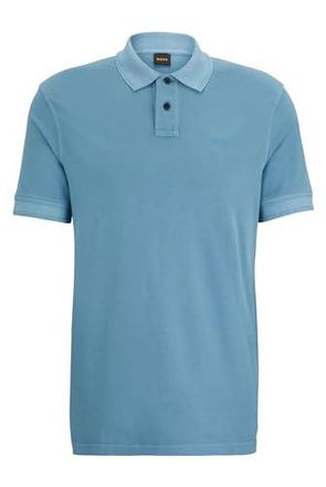 BOSS Hommes Prime Polo en piqu&eacute; de Coton avec Logo imprim&eacute;