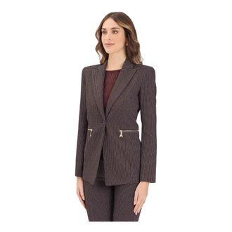 Patrizia Pepe Femme, Vestes, Rouge, Taille: 40 FR Blazer Crois&eacute;