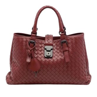 Bottega Veneta Pre-owned Small Roma Satchel - - Pre-owned - Damen - Rot - ONE SIZE