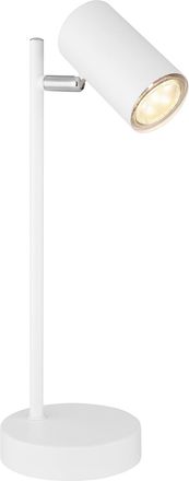 Globo Lighting Tischlampe - Weiß matt - Metall - H 35 cm