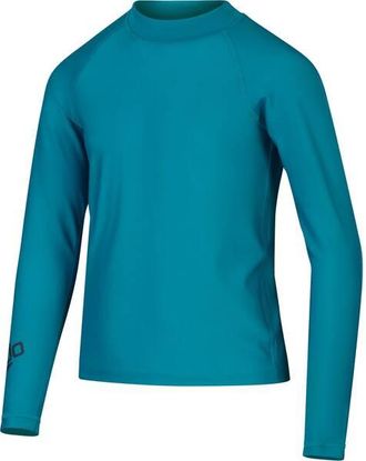 Speedo Kinder Top ESS LOGO LS RASH TOP JU GREEN/BLACK