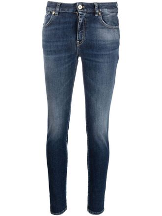 Just Cavalli jean skinny &agrave; taille mi-haute - Bleu