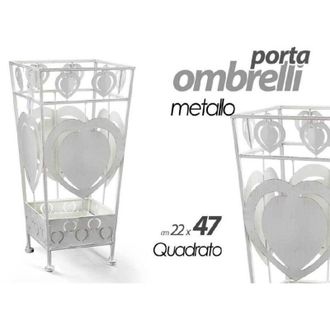 Trade Shop Trade Shop - portaombrelli metalli cuorequadrato moderno design casa studio 22X47CM 657818