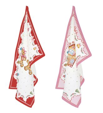 Easy Life SWEC2634 - Sweet Christmas Geschirrtuch, 70 x 50 cm, 100% Baumwolle, 2er Set