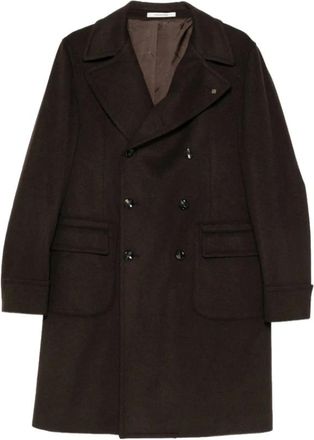Tagliatore Homme, Manteaux, Brun, Taille: L Carlo M3404 Coat
