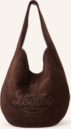 Loewe Beuteltasche Roomy Mit Pouch braun