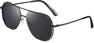 Generic Lunettes de soleil tendance polarisées HD 2025 pour hommes, lunettes de soleil de plage pour vacances en plein air (couleur : A, taille : 1)