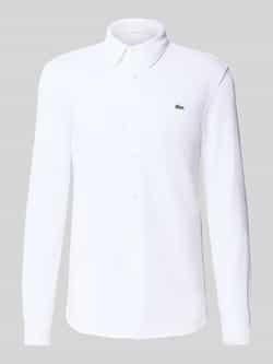 Lacoste Slim Fit Freizeithemd in Struktur-Optik