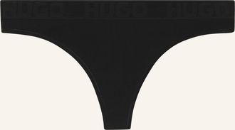 HUGO BOSS Hugo Slip Mesh Logo Thong schwarz