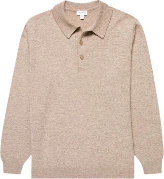 Sunspel Herren, Oberteile, Beige, SGröße