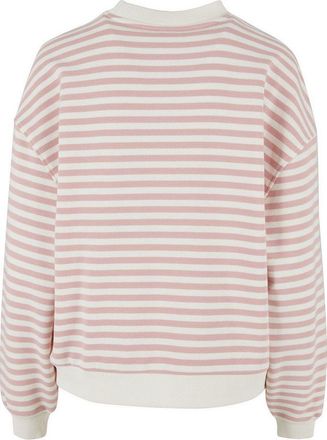 Urban Classics Sweater Urban Classics Damen Ladies Oversized Striped Crewneck