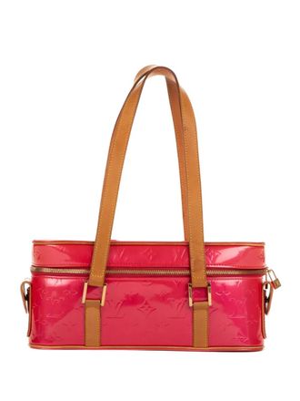 Louis Vuitton Sullivan Vernis Schultertasche - Rosa