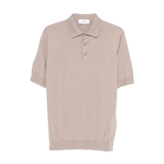 Lardini Polo en maille fine &agrave; manches courtes - Homme - Tops - Gris - Taille: S