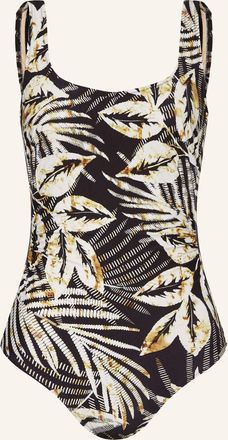 Charmline Charmline Shape-Badeanzug Seductive Leaves schwarz