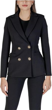 Rinascimento Femme, Vestes, Noir, Taille: 44 FR Veste Femme en Polyester Noir Printemps/&Eacute;t&eacute;