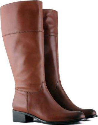 Jilsen Bottes Mollets Larges Anna | XL Tour de Mollet 48 | Chestnut | Talon 4 | Pointure 42 | Tige Large