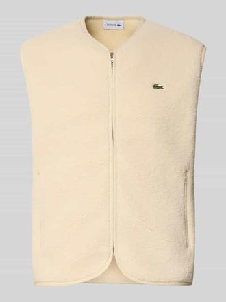 Lacoste Weste mit Logo-Applikation