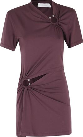 Paco Rabanne Femme, Robes, Rouge, Taille: 36 FR Piercing Mini Dress