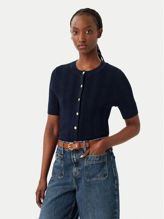 Tommy Hilfiger Strickjacke Summer WW0WW50070 Dunkelblau Slim Fit
