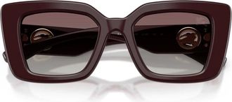 Burberry Femme, Accessoires, Rouge, Taille: 51 MM Be4476 Lunettes de soleil oeil de chat
