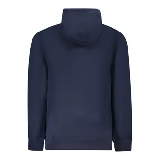 Tommy Hilfiger Logo-Print Cotton Hoodie - Blue