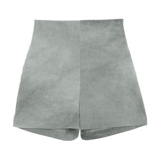 Cortana Short Aqua &agrave; Rayures - Femme - Shorts - Bleu - Taille: 38 FR