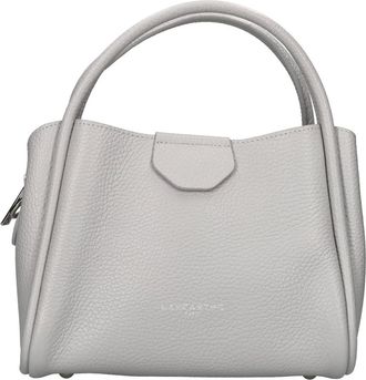 Lancaster Femme, Sacs, Gris, Taille: ONE Size Ida Double Shoulder Bag