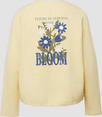 s.Oliver Sweatshirt Sweatshirt Sweatshirt im Relaxed Fit mit R&uuml;ckenprint
