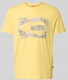 Camel Active T-Shirt mit Logo und Rundhalsausschnitt